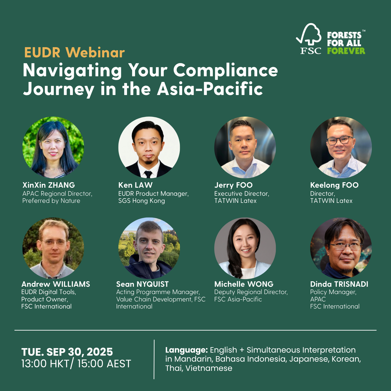 APAC Webinar Series | Forest Stewardship Council